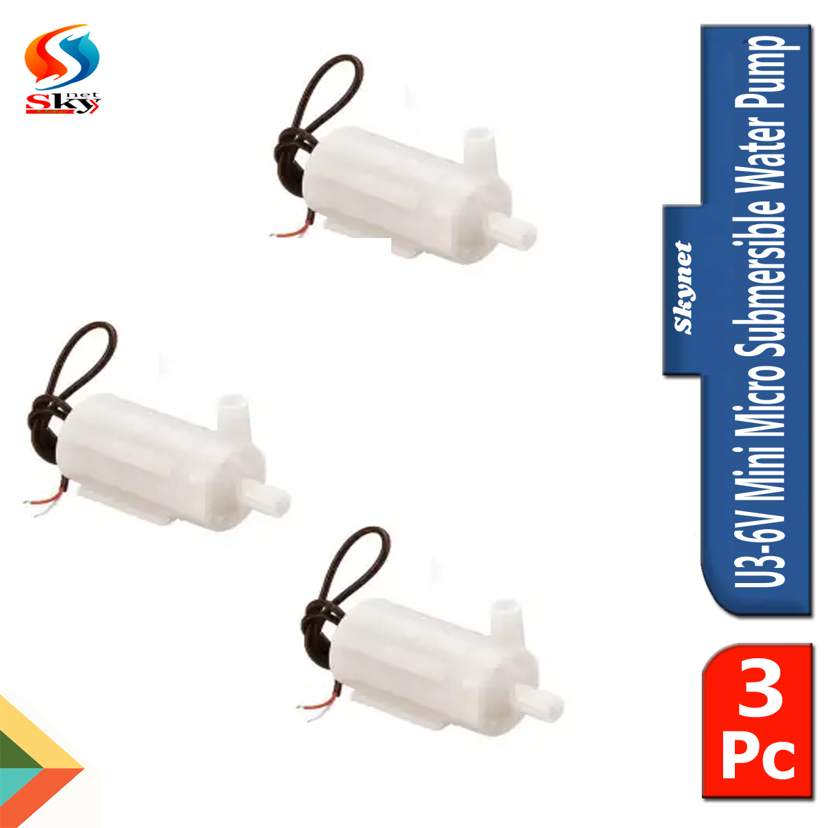 DC 3V-6V 3-6V Mini Micro Submersible Water Pump Low Noise Motor Pump ...