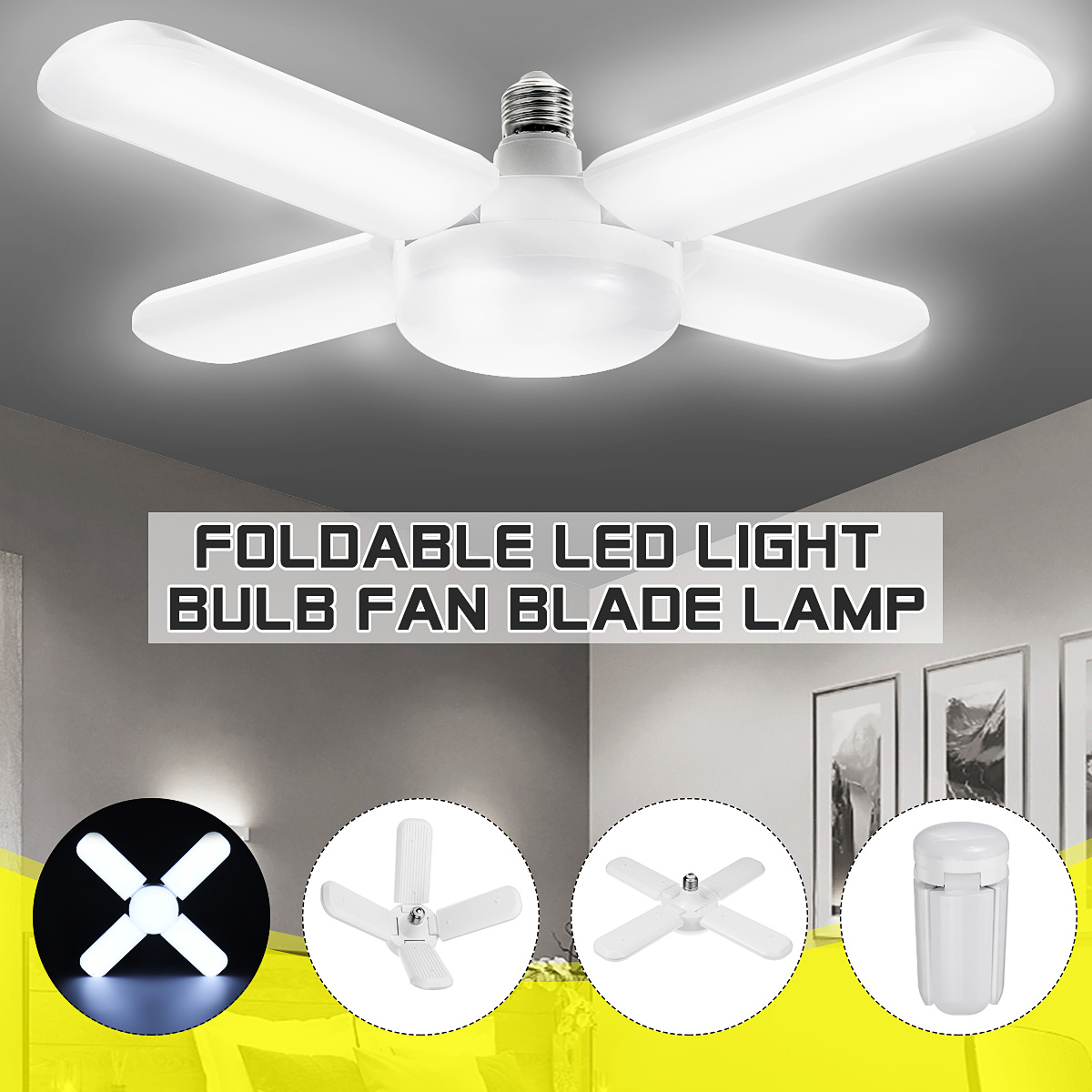 Arlec 120cm White Columbus Ceiling Fan With Led Light And Remote ...