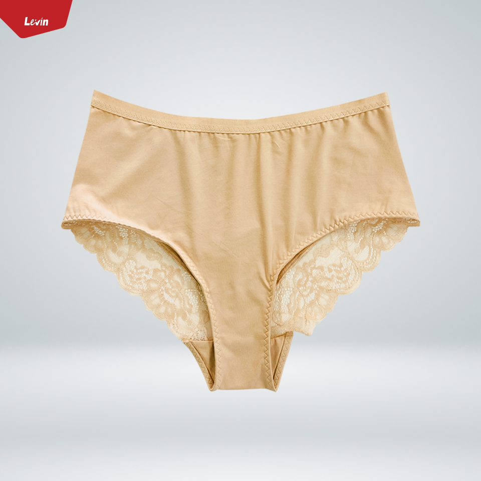 Women's Premium High Waisted Lace Full Back Cover Panty From Levin ...