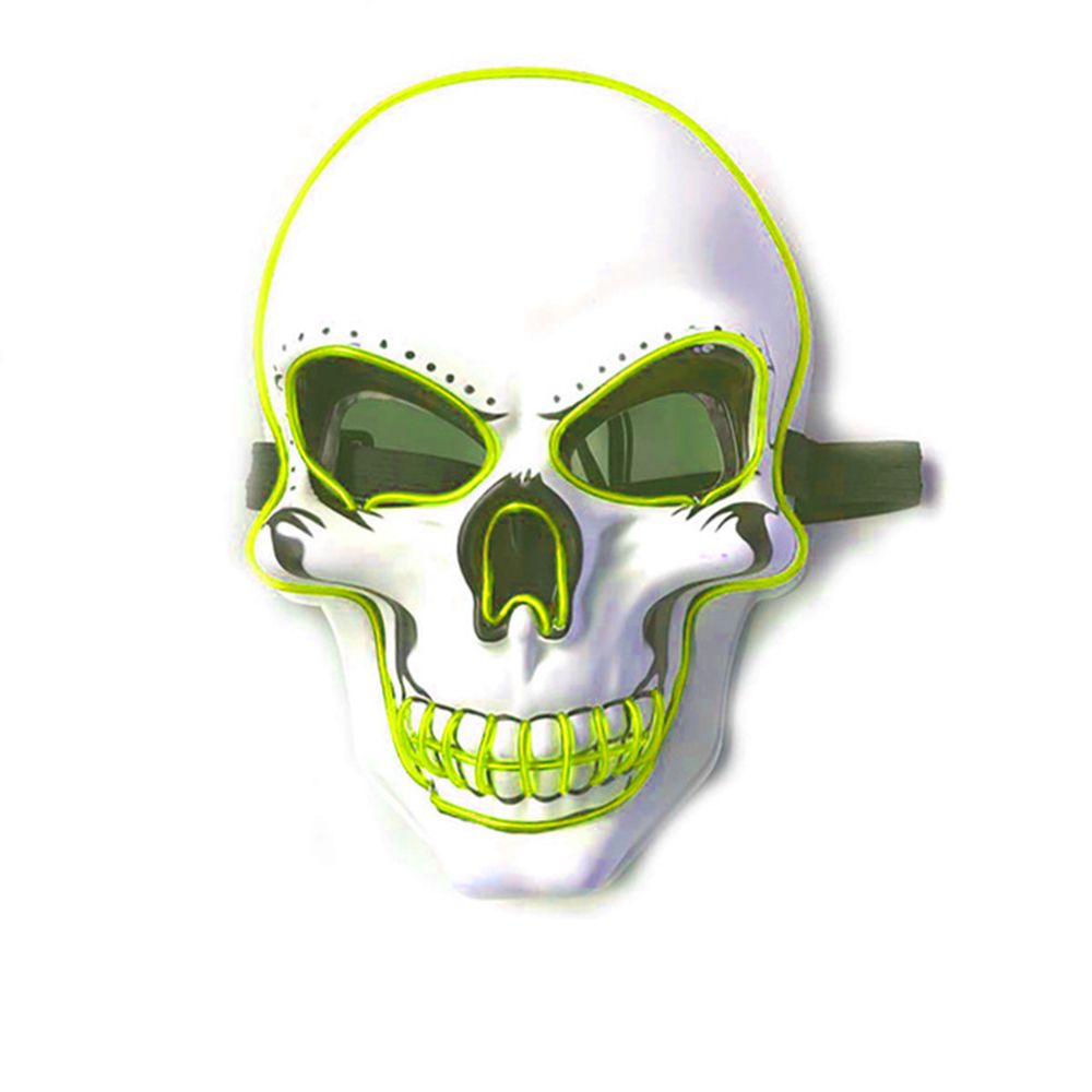 New Atmosphere Props Party Mask LED Skull Men and Women Mask Halloween ...
