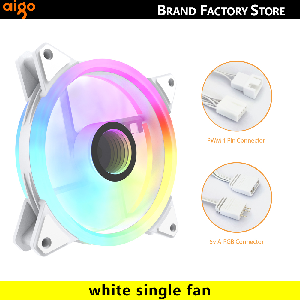 Aigo AF12 Rgb Fan Kit Ventilador Double Halo Infinite Space PC 120mm ...