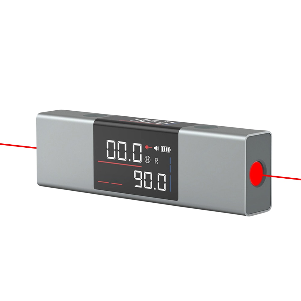 UYANGG LI1 Laser Protractor Digital Inclinometer Angle Measure Laser ...