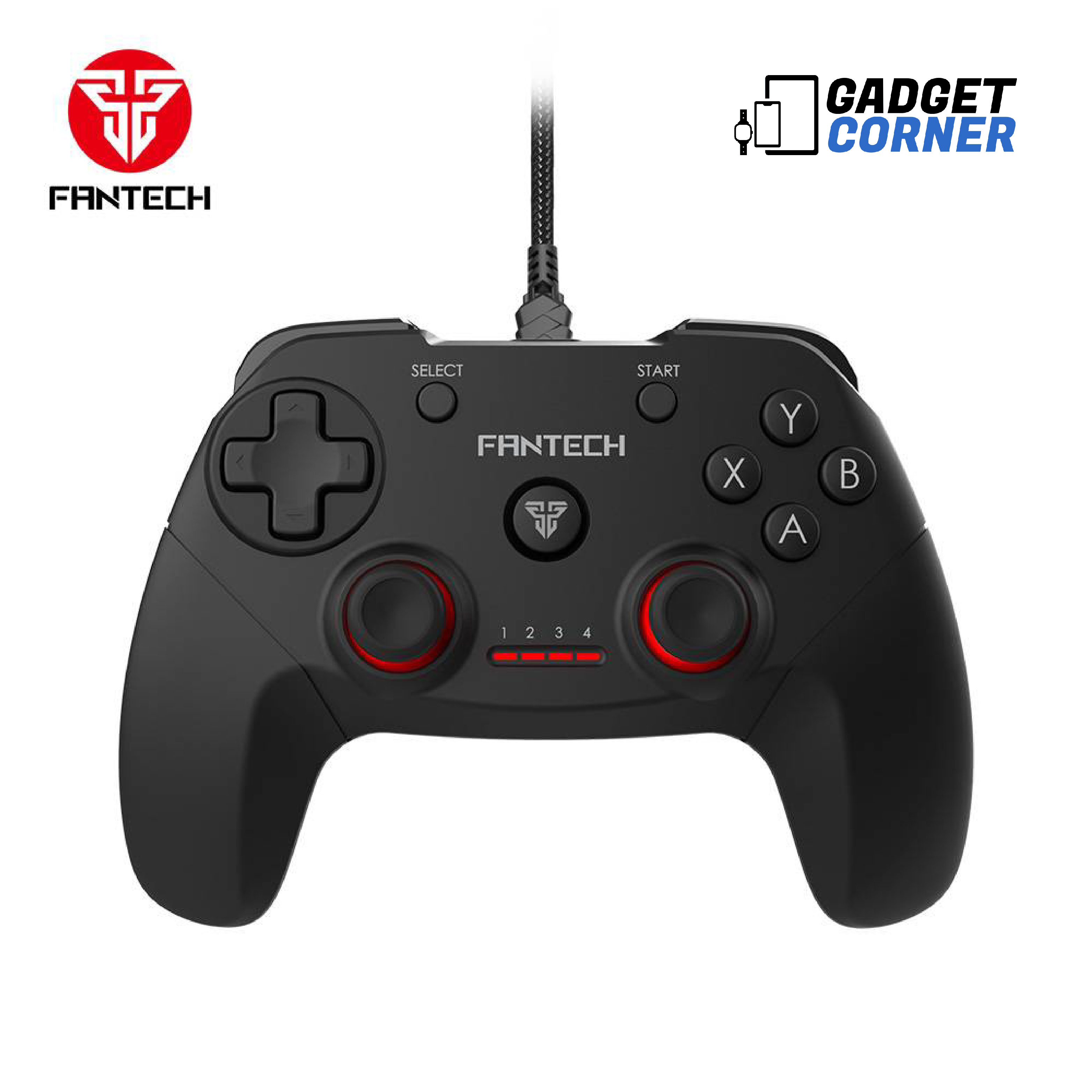 FANTECH REVOLVER GP12 Gamepad Wired PC Game Controller Joystick Dual Vibration For Windows PC ...