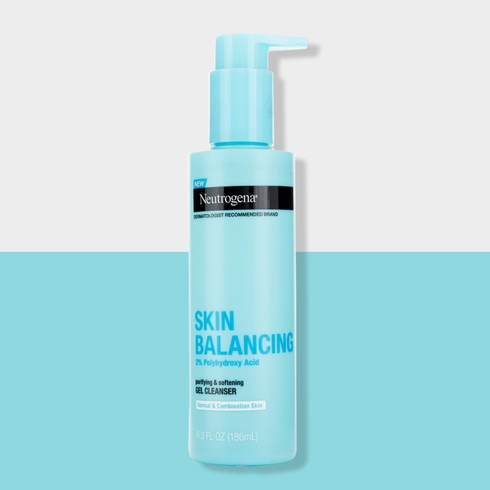 Neutrogena Skin Balancing Gel Cleanser; 2% Polyhydroxy Acid 186 ml ...