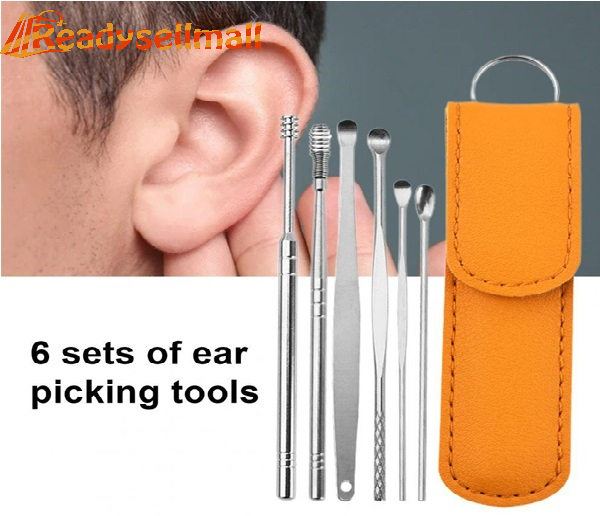6PCS Ear Cleaning Tools Set 6 pieces/Ear Cleaner | Daraz.com.bd