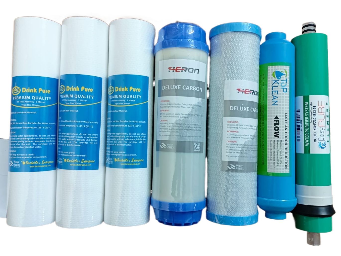 Water Filter Cartridge Combo Set 7 pcs | Daraz.com.bd