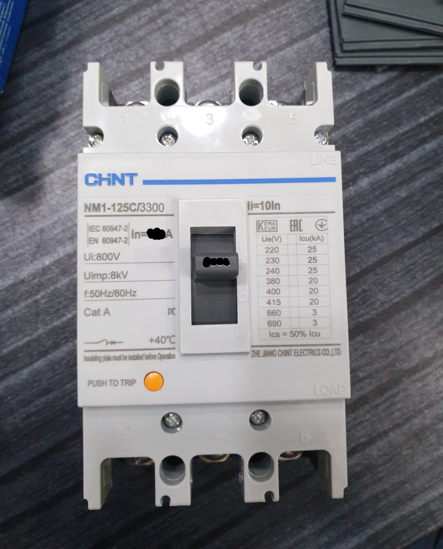Chint 200A MCCB Circuit Breaker 200 Ampere High Grade China Moulded ...