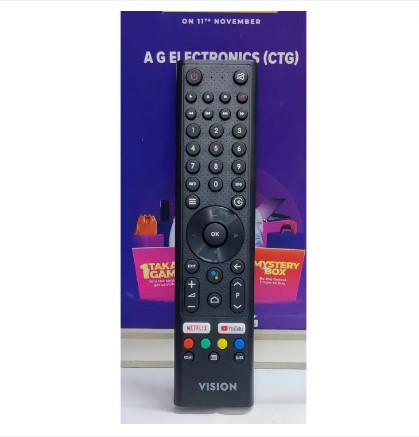 Vision Android Led Tv Remote. | Daraz.com.bd