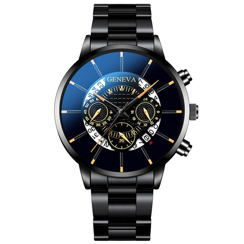 【DM bag factory Store】Ray Quartz Clock Geneva Mens Watches Male Clock ...