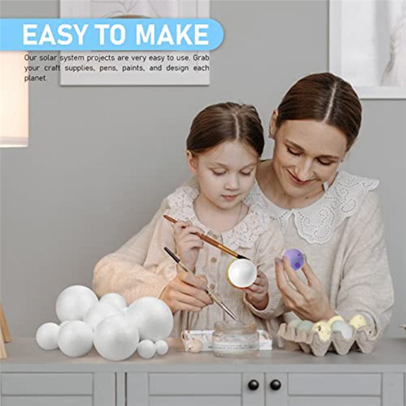 Solar System Balls With Foam Board Projects