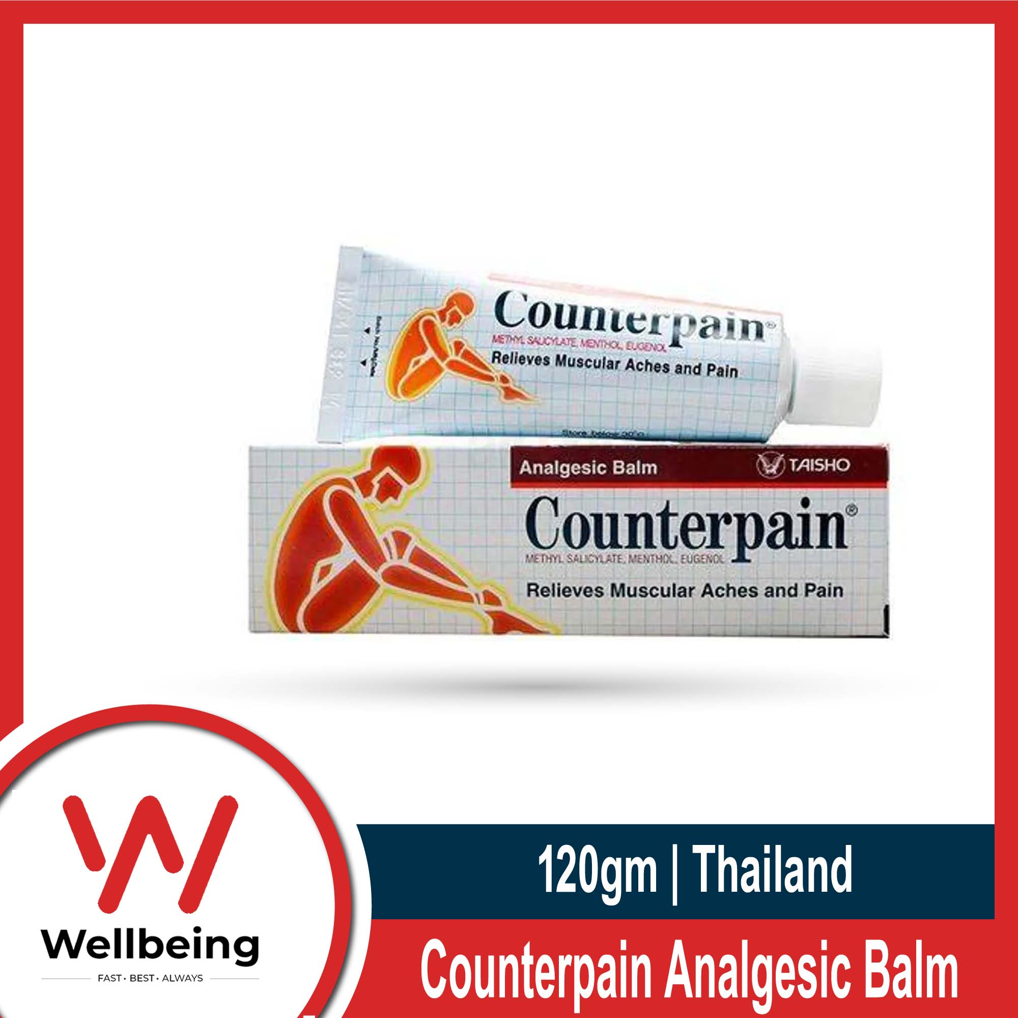 Counterpain Analgesic Balm Relieves Muscular Aches And Pain 120g | Made ...