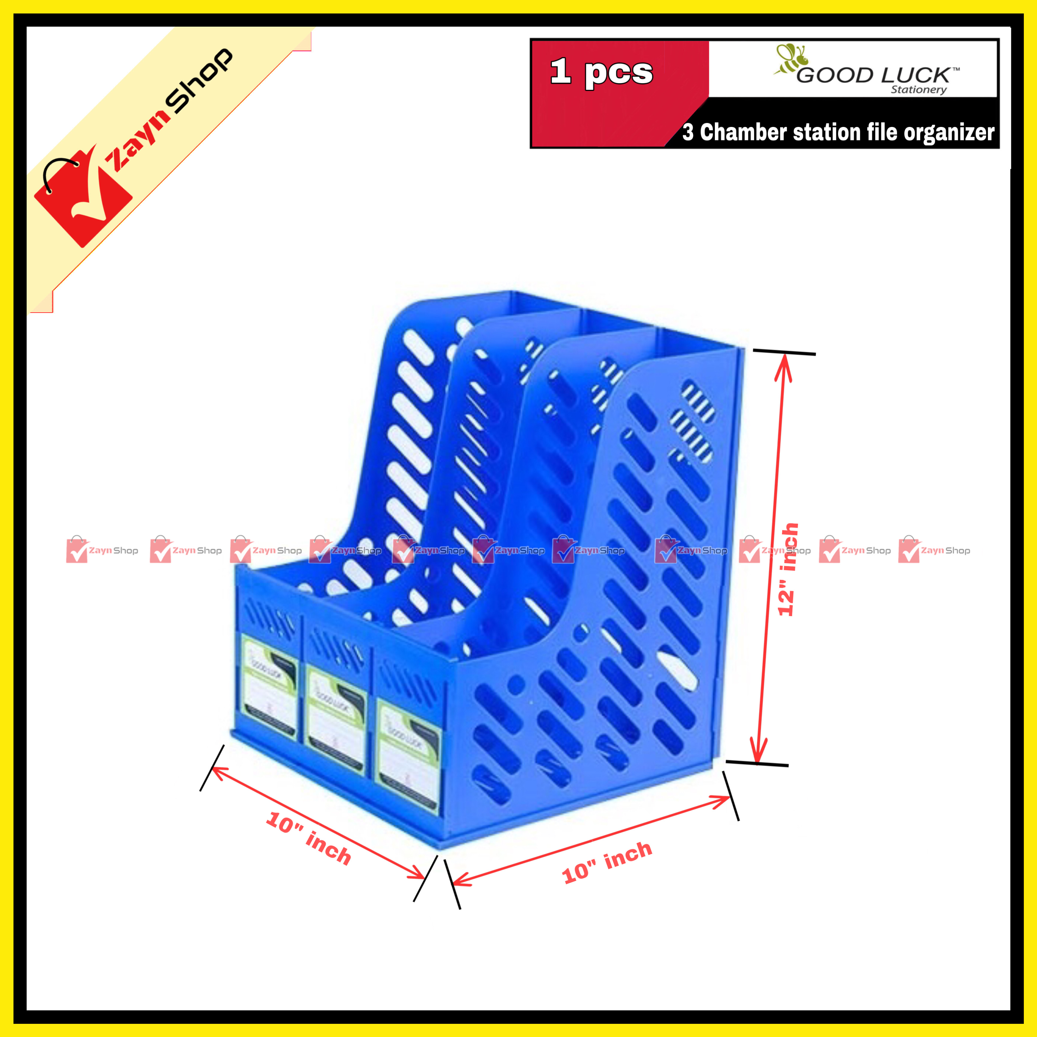 File holder / Good Luck 3 Chamber Station File Organizer | Daraz.com.bd