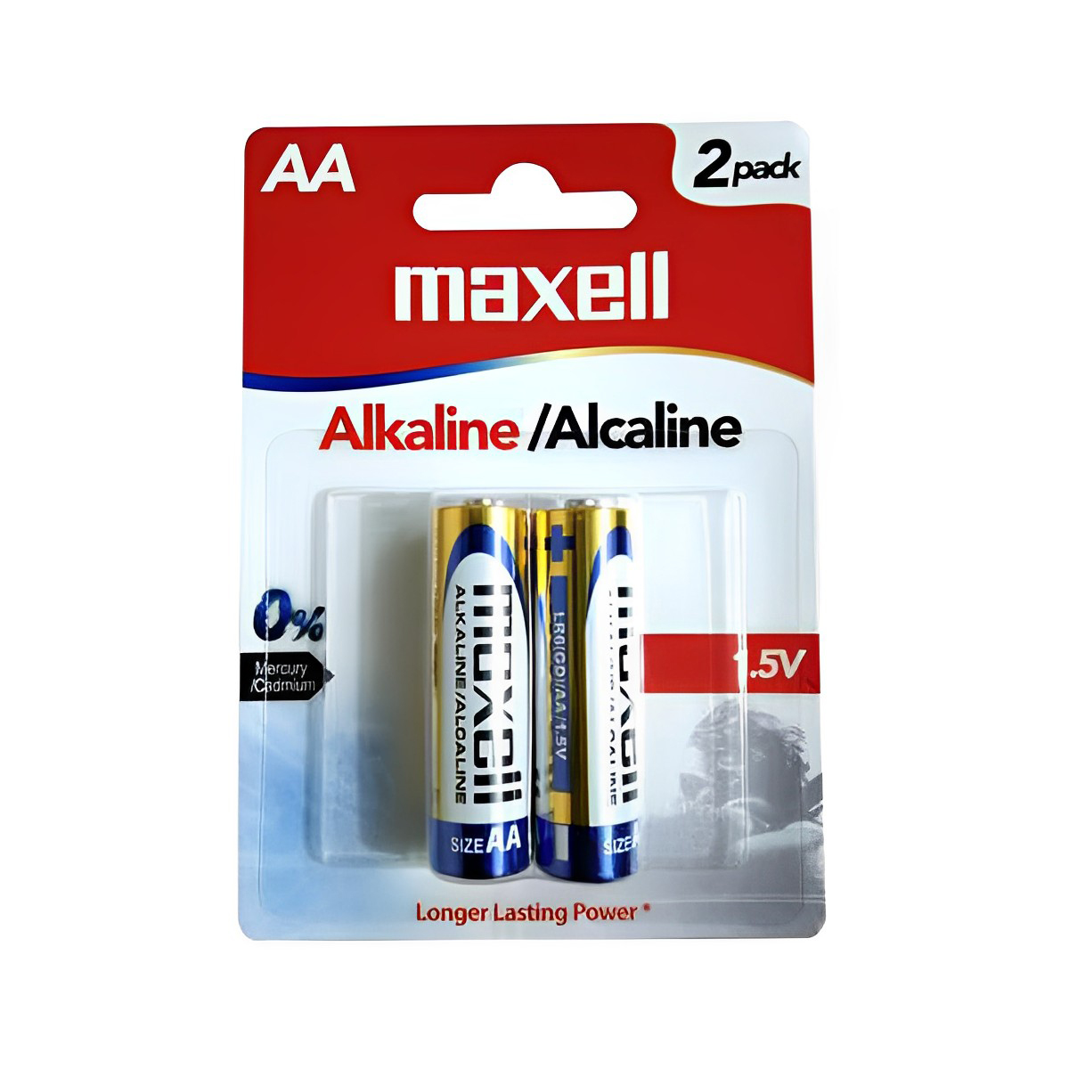 Maxell Alkaline AA Batteries: 1.5 Volt Power for Various Devices - Pack ...
