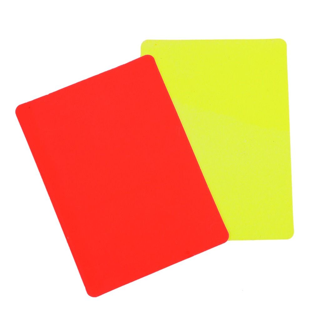 HERWK Red Card PVC Football Referee Warning Card PVC Yellow Card ...