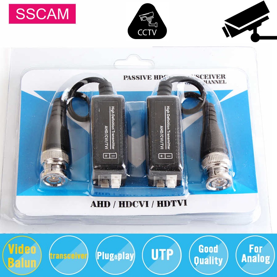 CCTV Video Balun, Passive HD Video Balun for CVI TVI AHD, CCTV Video ...