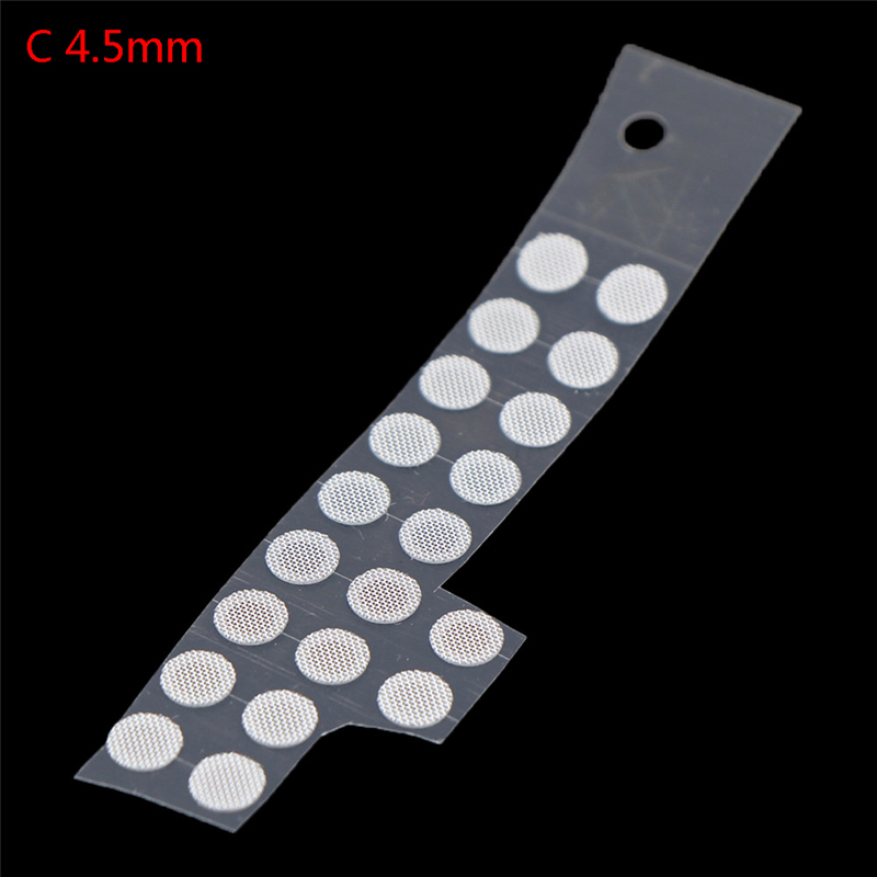 20PCS Stainless Steel In-Ear Earphone Filter Dust Net Earbuds With Glue ...