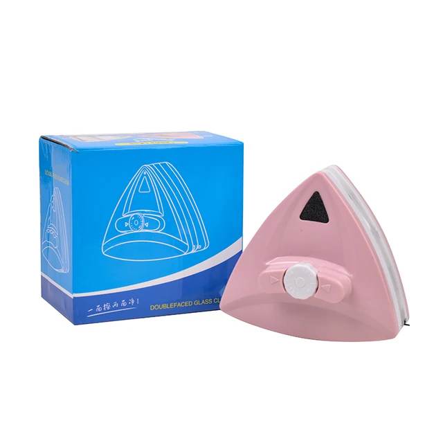 Double Side Glass Wiper Magnetic Window Cleaner Triangular Design Home ...