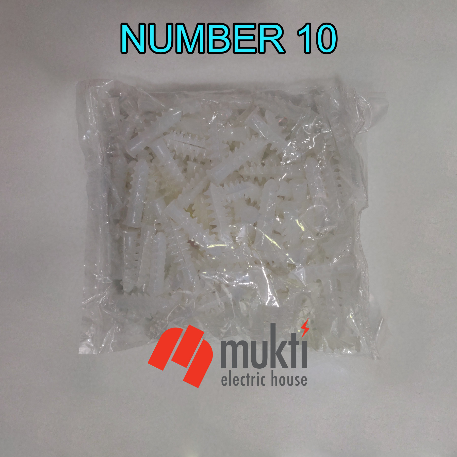 Royal Plug 10 Number 100 Pcs Packet Premium Quality Nylon Plastic Plug ...
