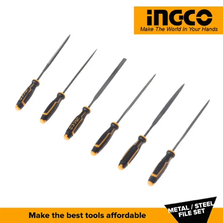 6 PCS FILE SET INGCO (HKTF63) | Daraz.com.bd