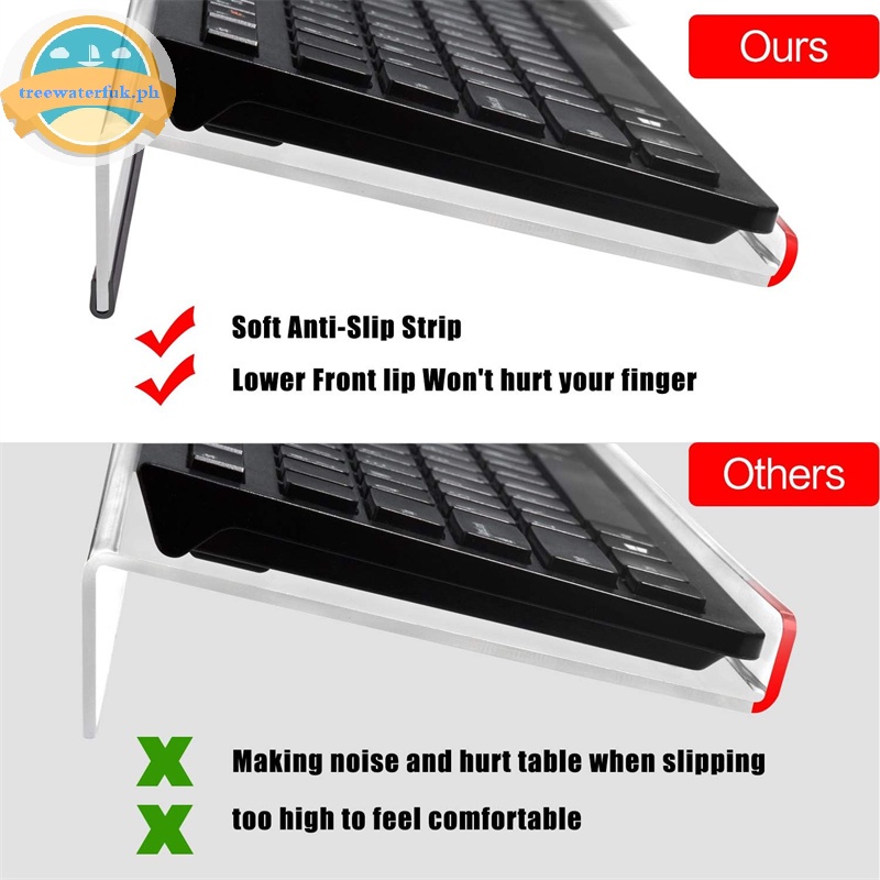 TEFUK Keyboard Display Stand Laptop Stand Keyboard Riser Notebook ...