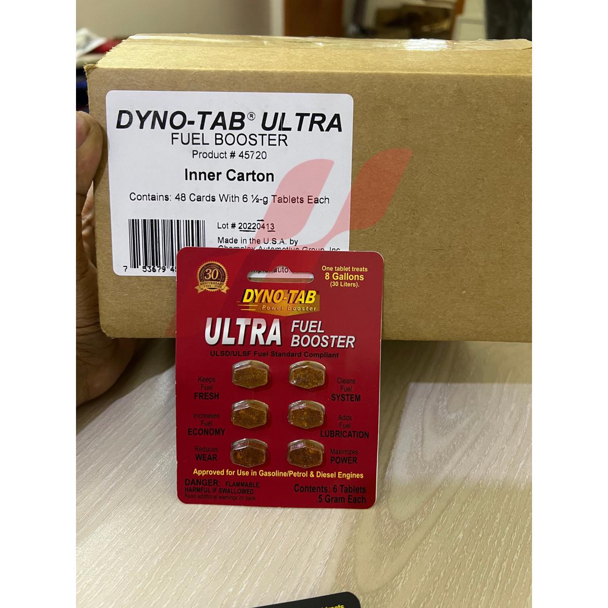 Dynotab Ultra Fuel Improver Boost Additive For Car Bike 6 Tab Card ...