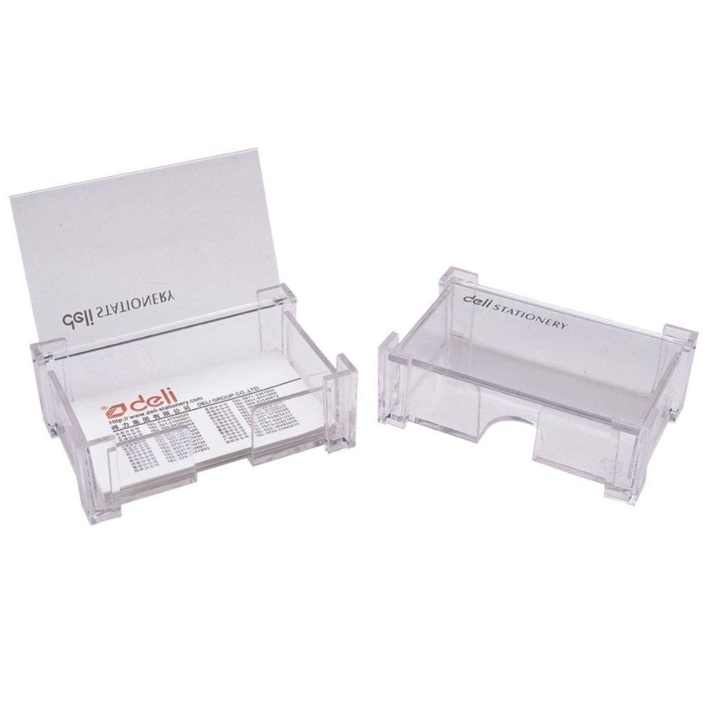 Deli E7621 Business Card Holder(Transparent) | Daraz.com.bd