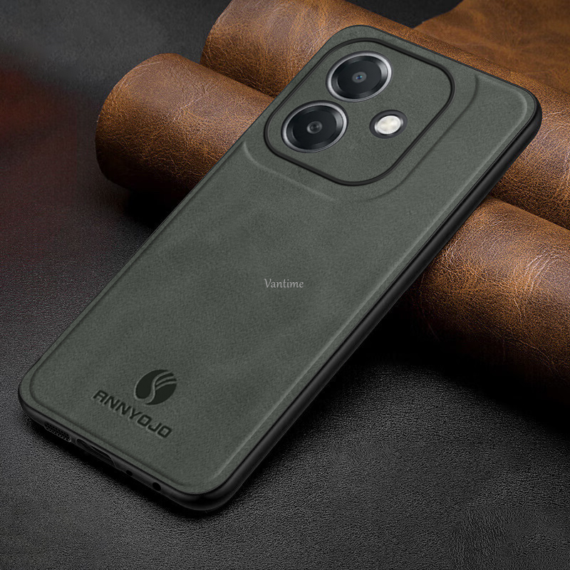 Vantime for OPPO A3 A3x 4G 5G Case Modern PU Leather Matte Hard Back ...