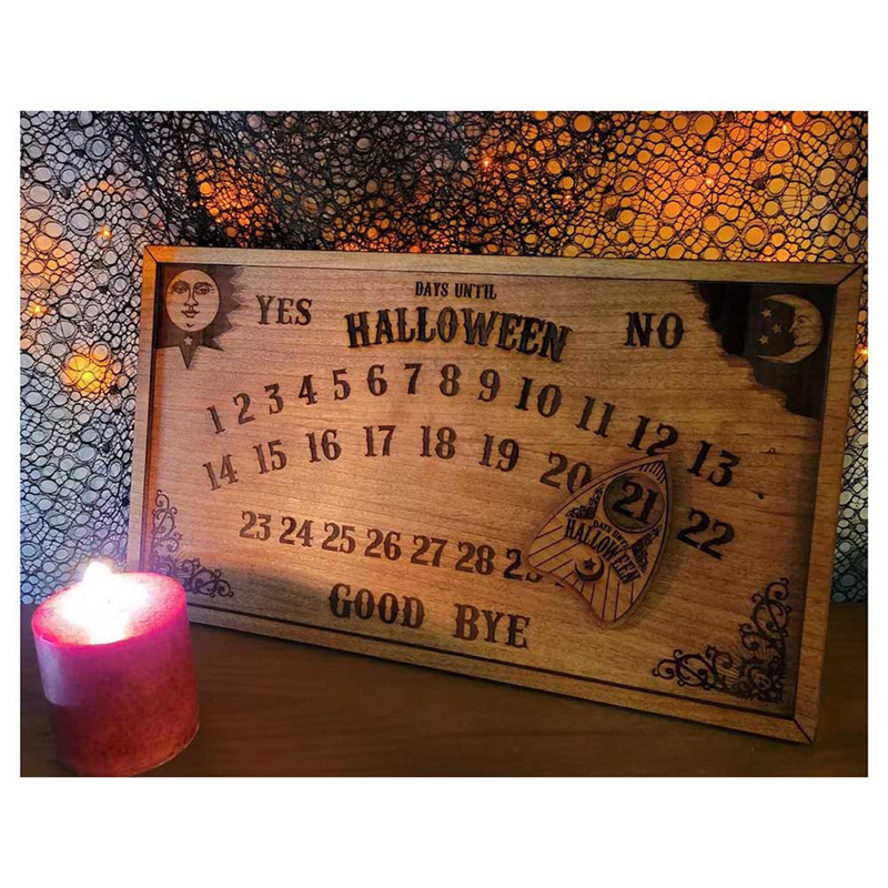 1 Piece Countdown Board with Magnetic Effect Halloween Magnetic ...