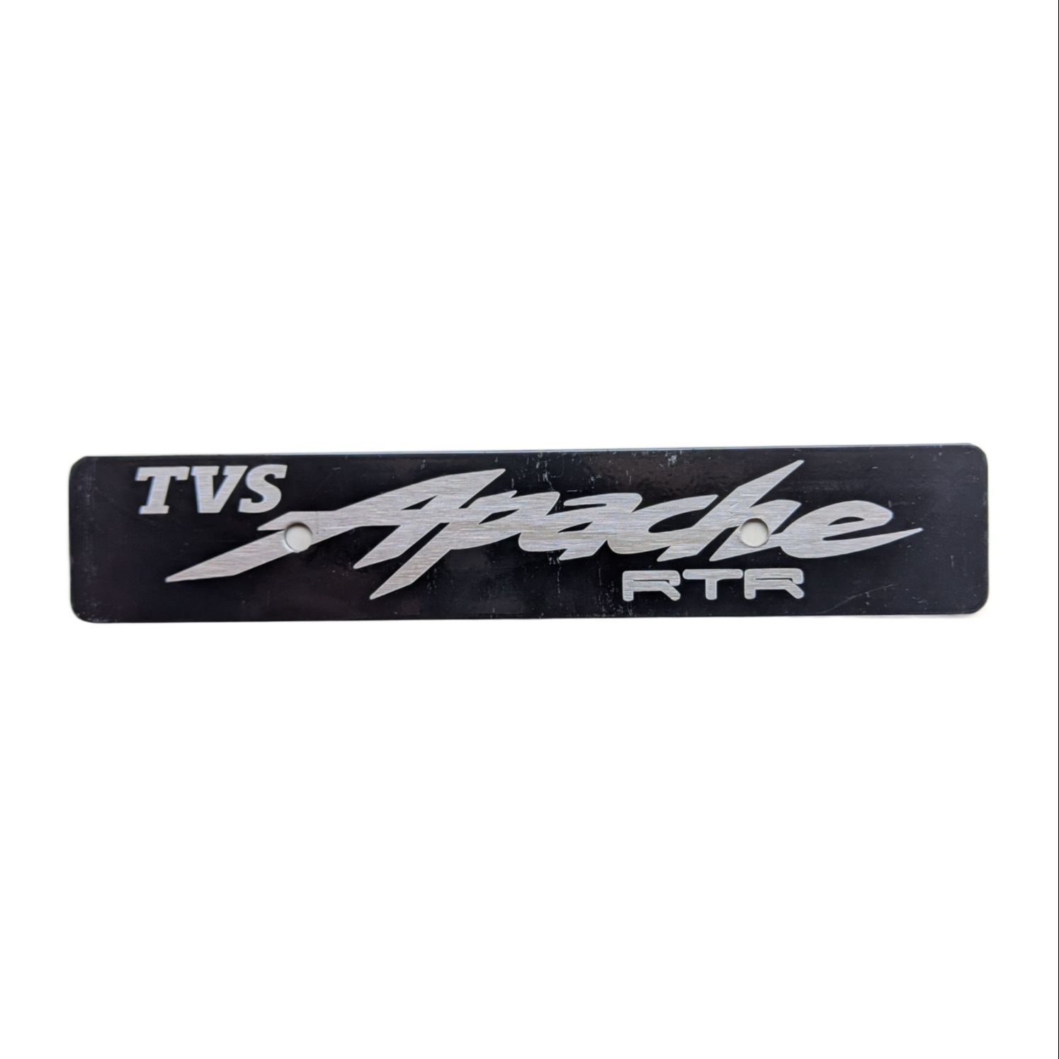 Apache RTR Front Name Plate Stainless Steel With Laser Marking Brand ...