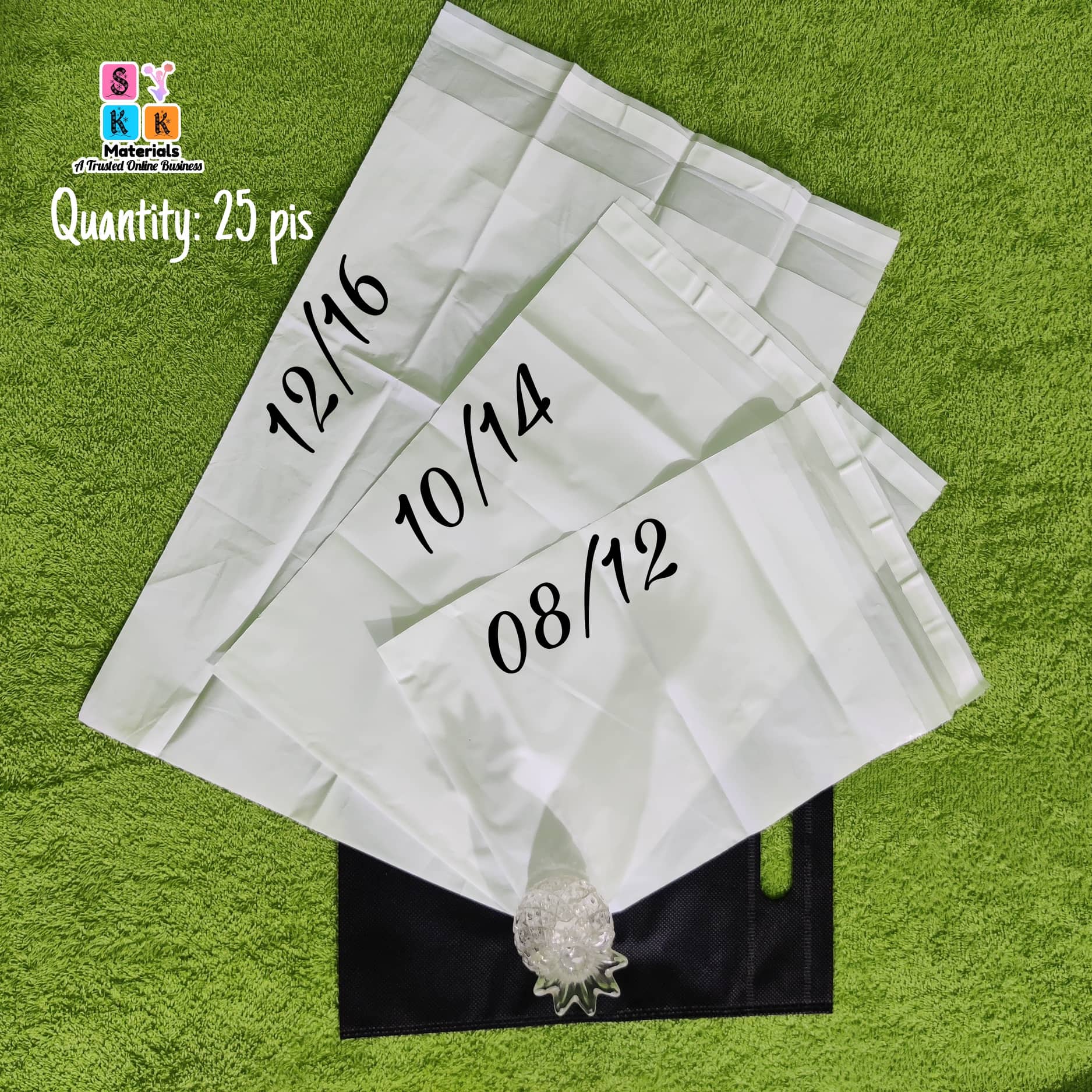 ই-কমার্সের জন্য 25 পিস শিপিং পলি ব্যাগ/কুরিয়ার পলি ব্যাগ/মেইলার পলি ...