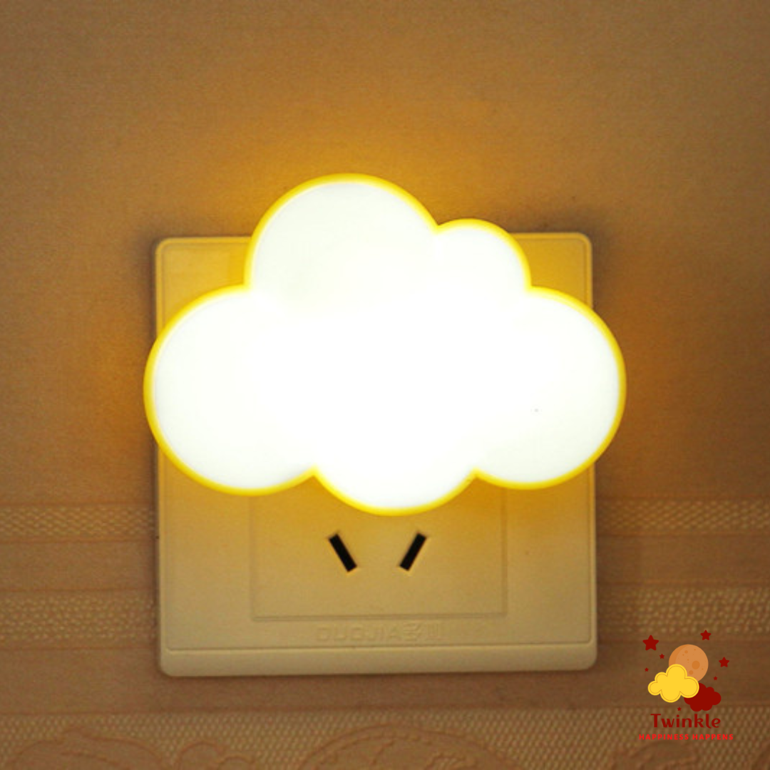 Beautiful Sensor System Cloud and Flower shape night light with Magical ...