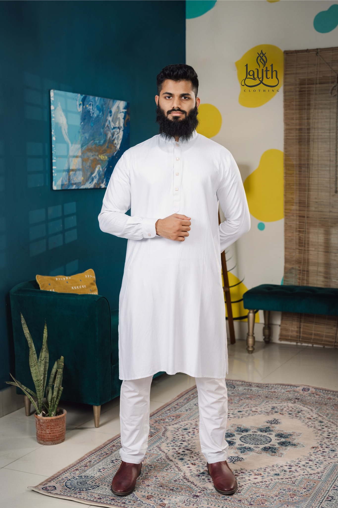 'Bayad' - our pristine White panjabi | Daraz.com.bd