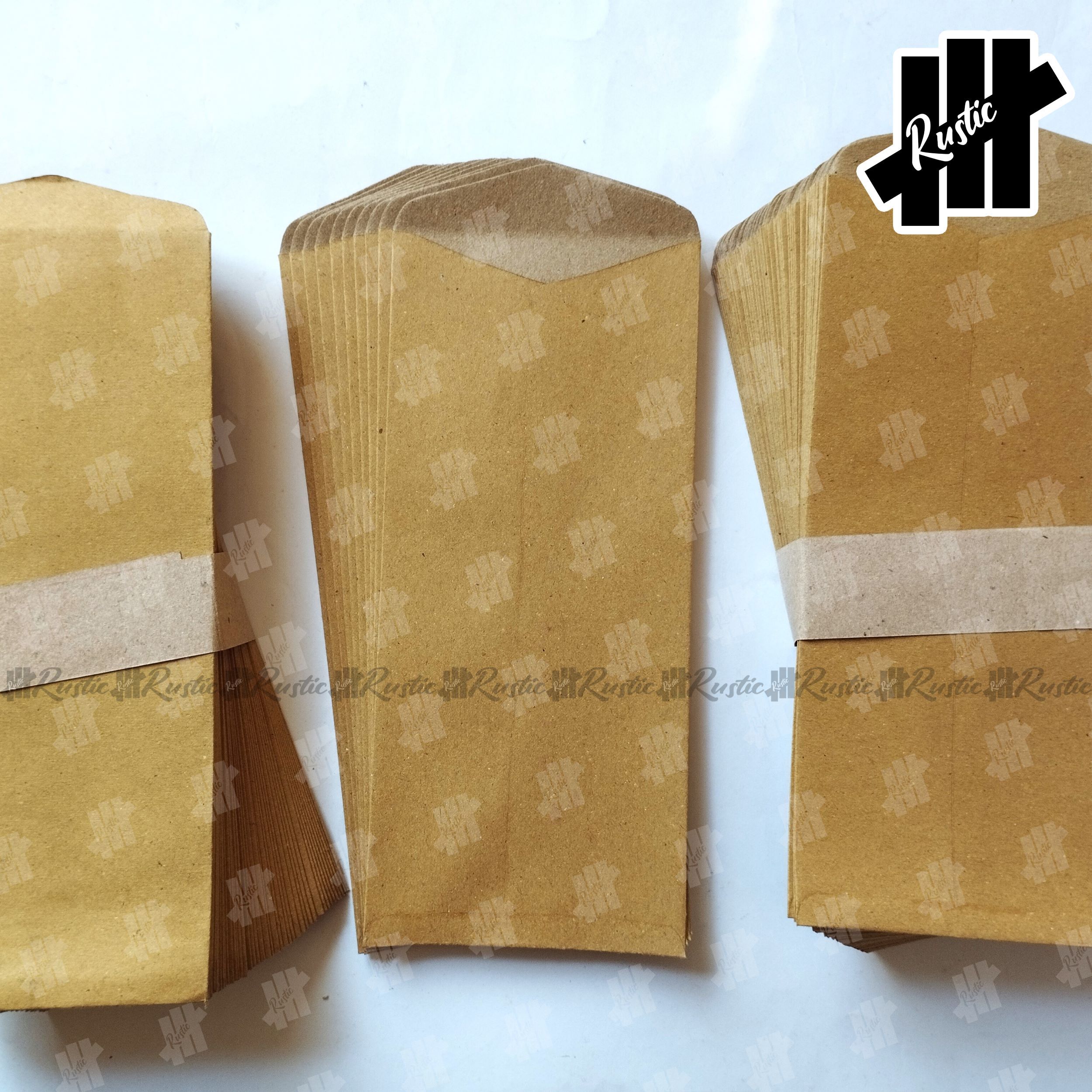 10/50/100 Pieces Brown Envelope - 150 GSM - 10x4.5 inch - CV / Cheque ...