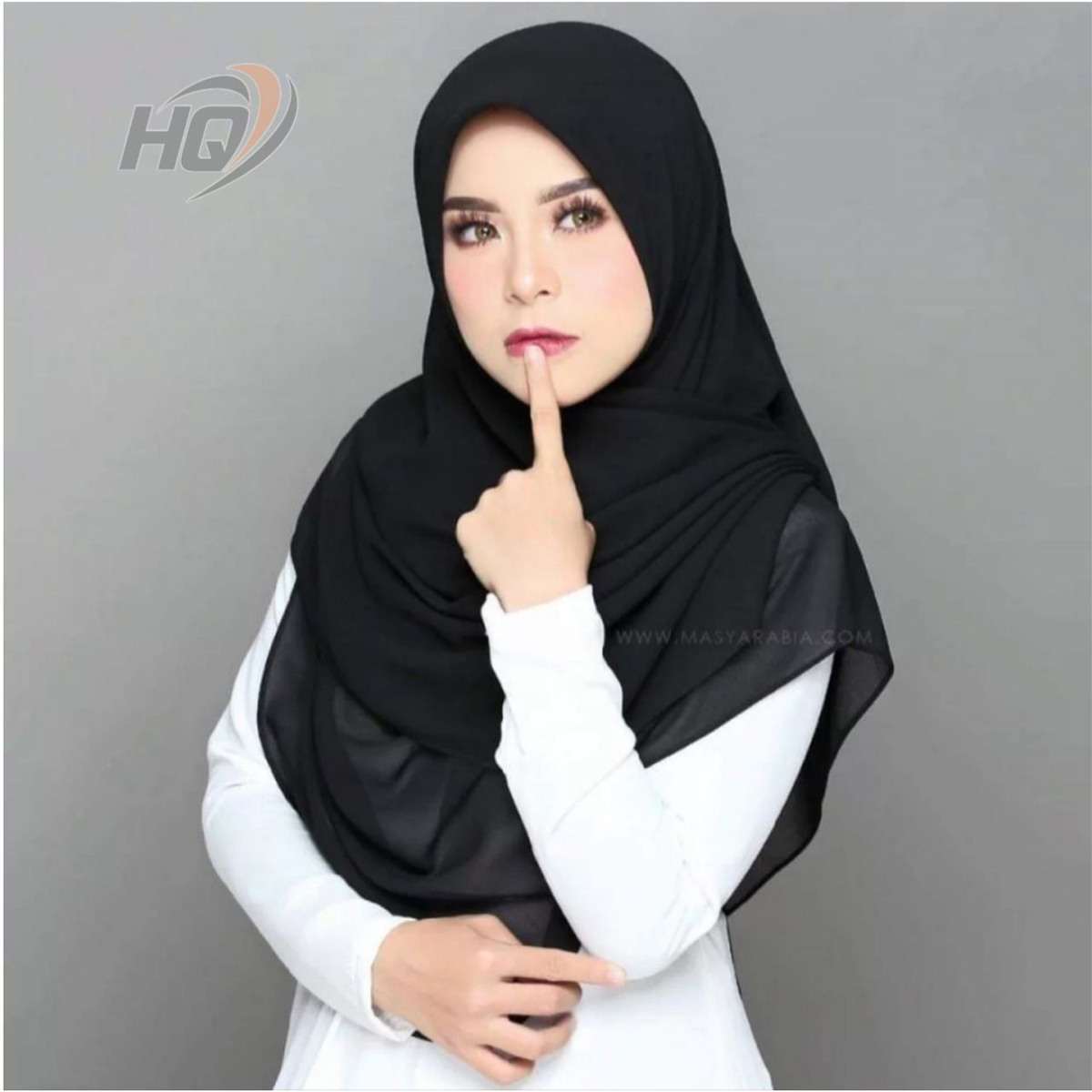 2 Face Instant Ready Hijab For Woman-Maroon D-2 - Hijab Collection ...