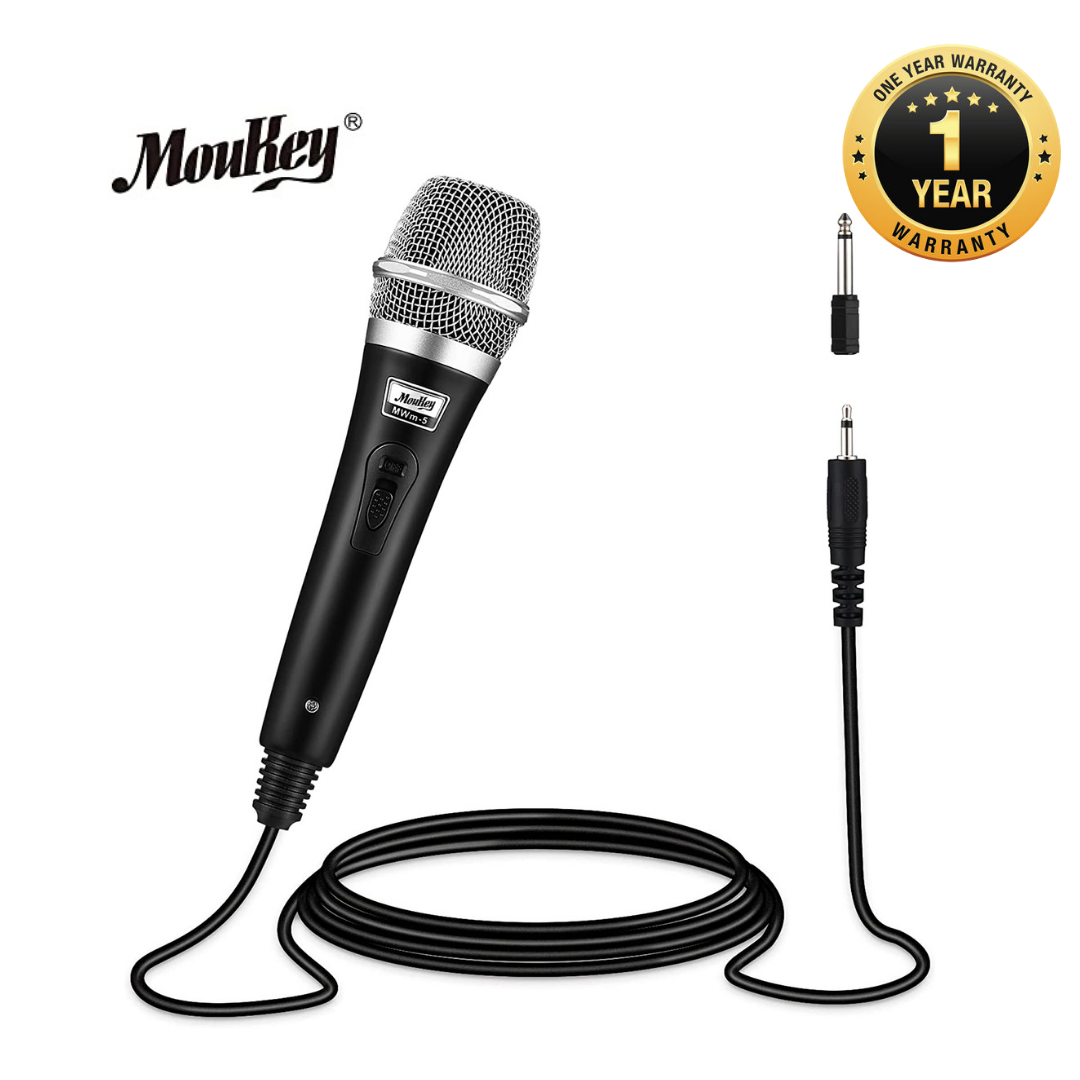 Moukey MK 0121 Dynamic Microphone, Karaoke Microphone with 13 ft Cable ...