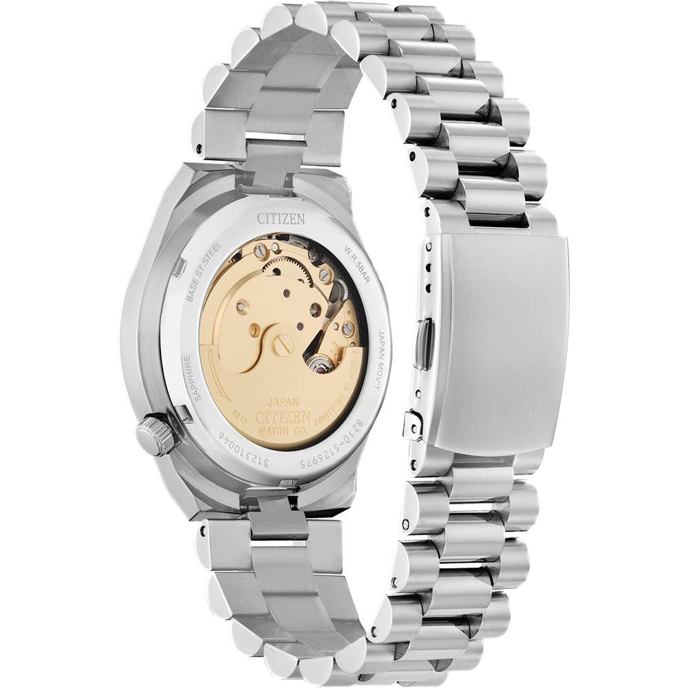 Citizen Tsuyosa Unisex Automatic Watch – Silver Steel Band, 40mm Multi ...