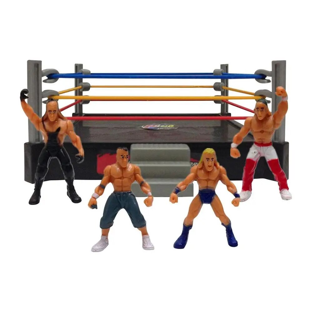 Mini Wrestling Ring Battle Pack-Play Set With Action Figures DIY ...