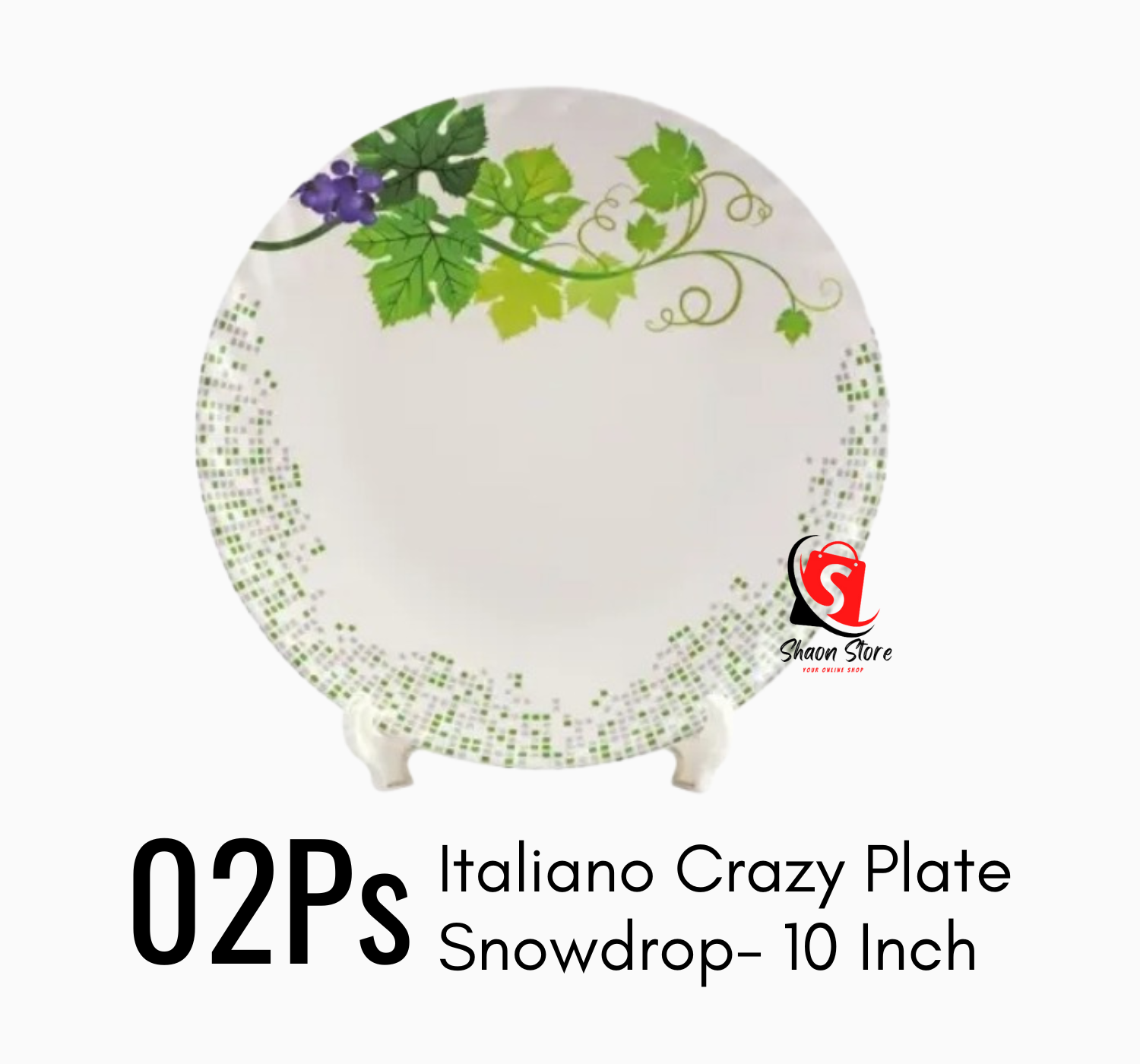 Melamine Plate/Italiano Melamine Plate Crazy Plate-Snowdrop-10/11 ...