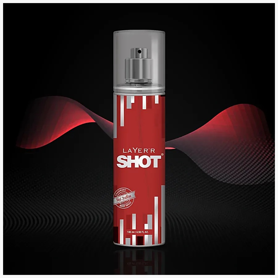 Indian product Body Spray Layer shot Red Stallion used for male - 135 ...