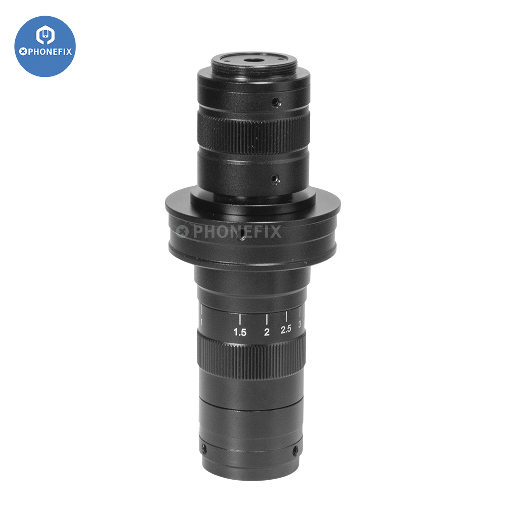 Adjustable 120X 130X 180X 200X 300X Zoom C mount Lens 0.7X~4.5X ...