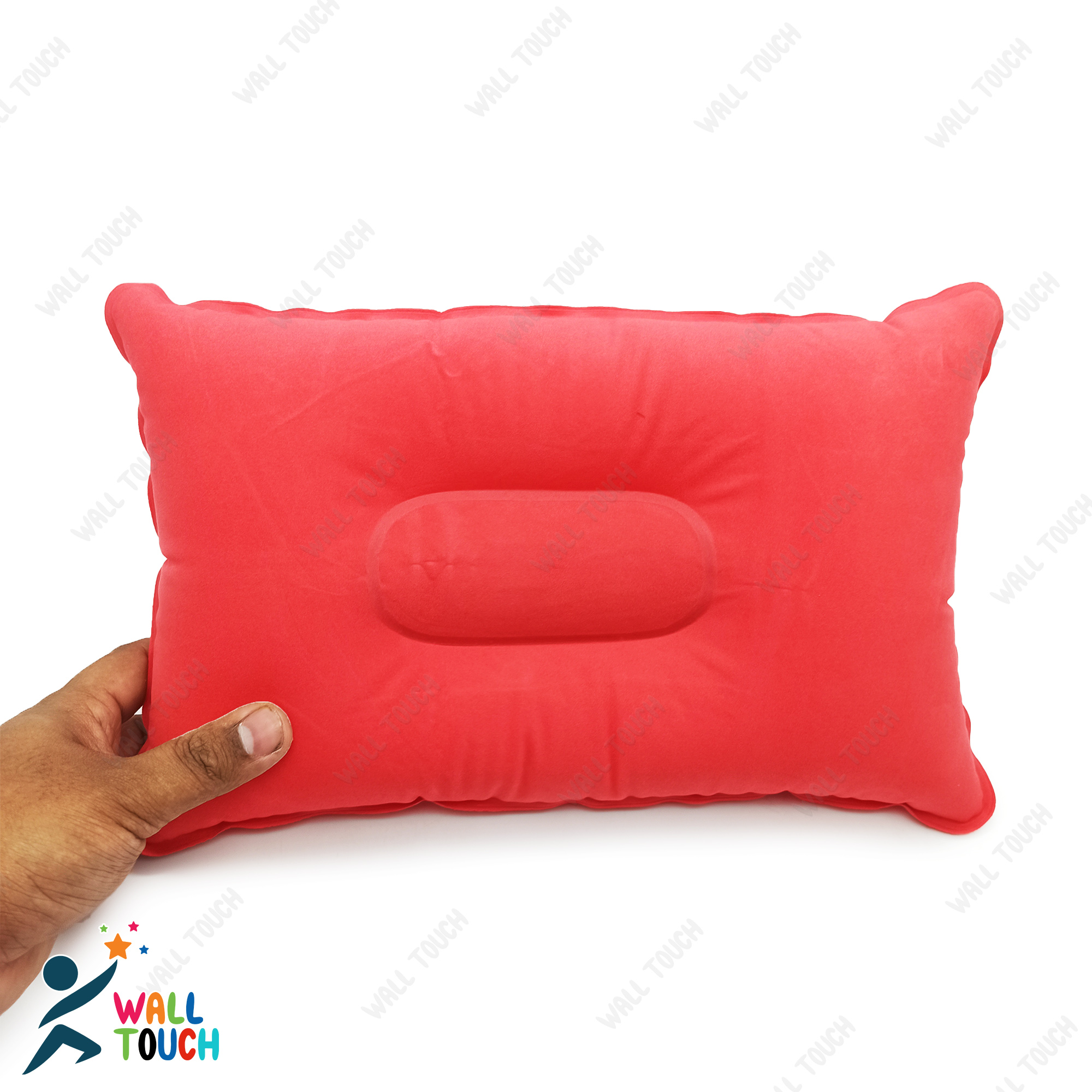Inflatable Soft Head Travelling and Camping Pillow ,Easy to Use ...