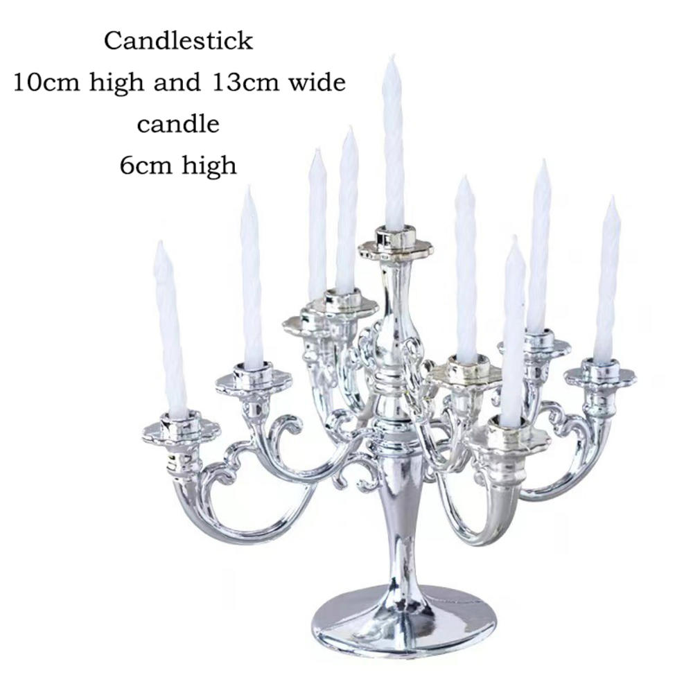 Cake Candle Holder Decoration Festive Candlestick Birthday Cake Decor ...