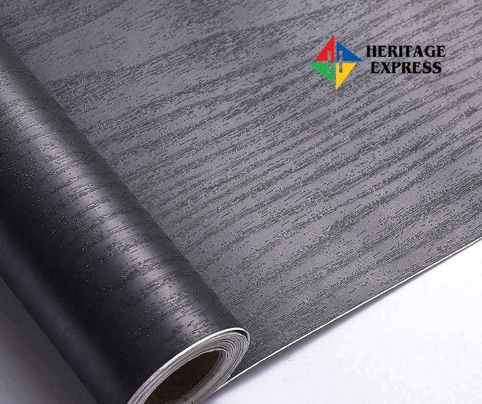 Dark Oak Wood Grain 4x2 feet Self Adhesive Waterproof Wallpaper PVC ...