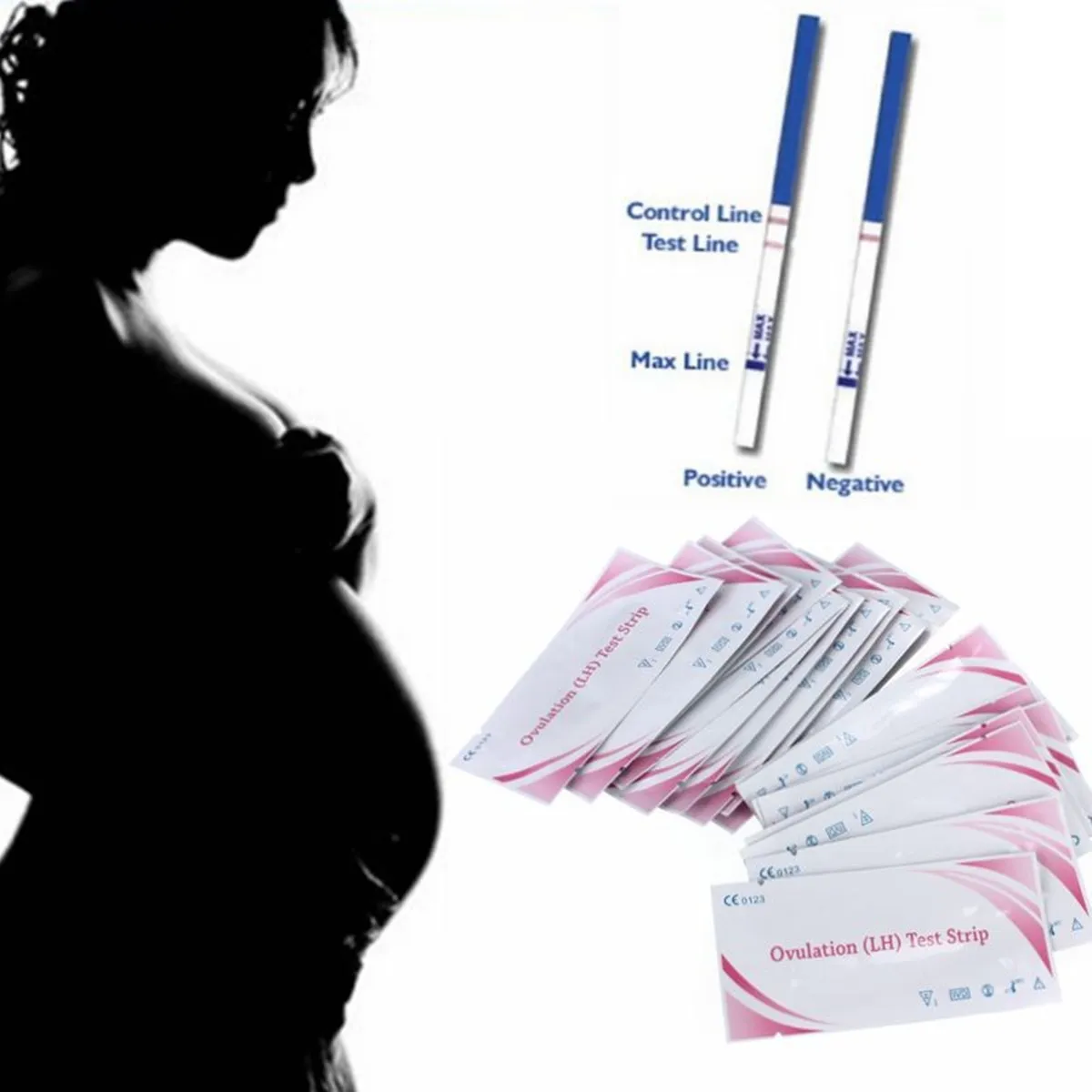 【COOL】 10/20 Pcs Fertility Ovulation Test Strips Early Home Testing ...