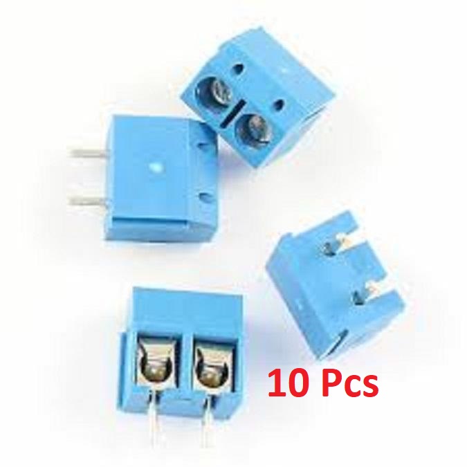 2 pin 2 way PCB Screw Terminal Block Connector ( 10 pis ) | Daraz.com.bd