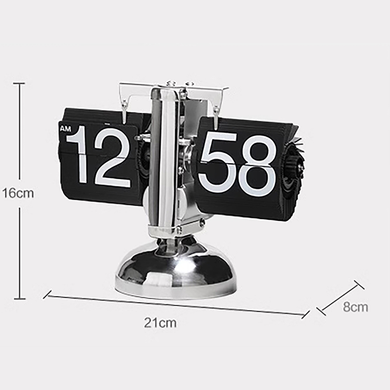 GC Flip Down Clock, Flip Clock With Big Digital Design, Non-slip Mat ...