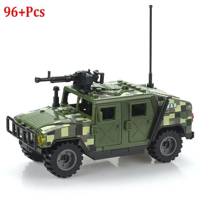 2024 Military Armoured Off-Road Vehicle Humvee Jeep H1 2 Modes Army Car ...