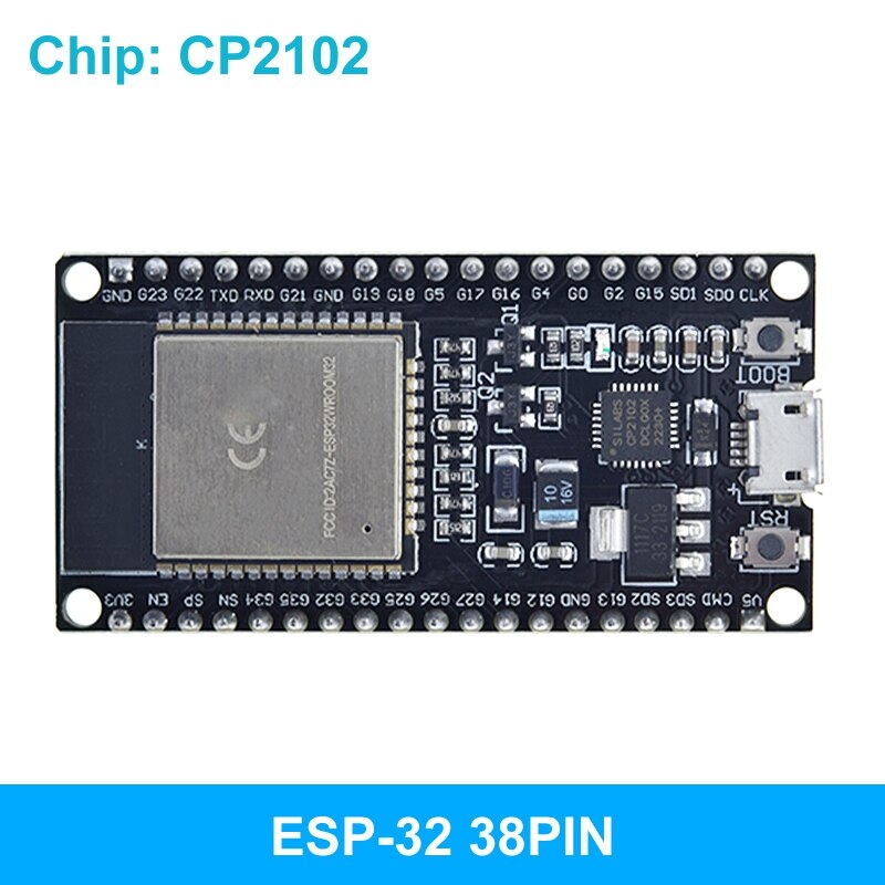 ESP32 Development Board TYPE-C/MICRO USB CP2102 WiFi+Bluetooth Dual Core ESP32-DevKitC-32 ESP ...