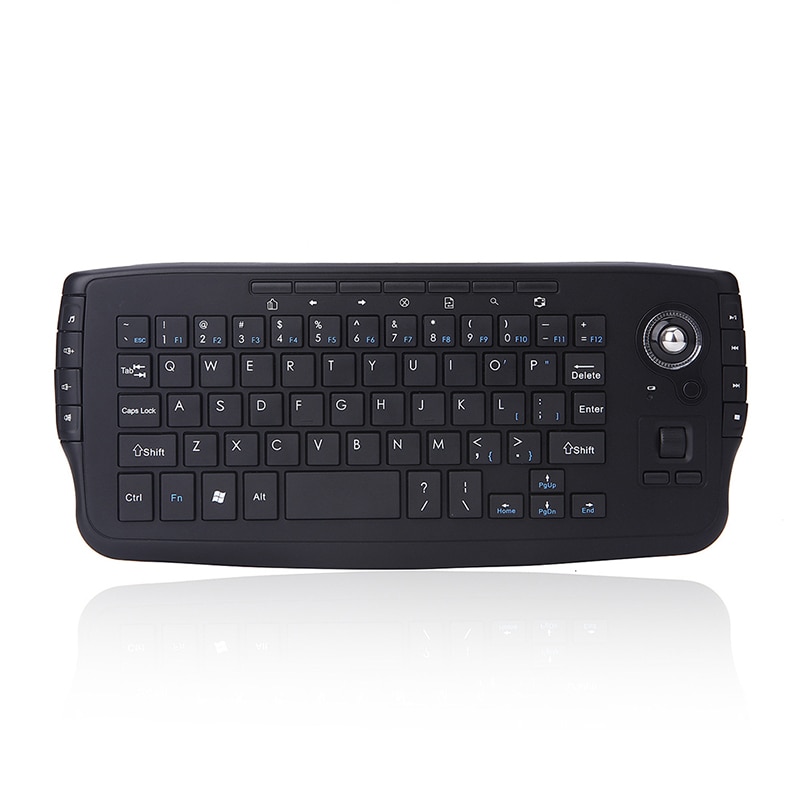 Jomaa 2.4G Wireless Trackball Keyboard with Trackball and Scroll Wheel ...