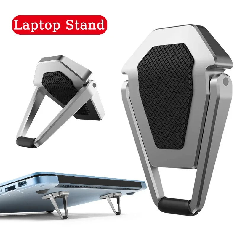 Metal Foldable Laptop Stand Universal Non-slip Bracket Support for ...